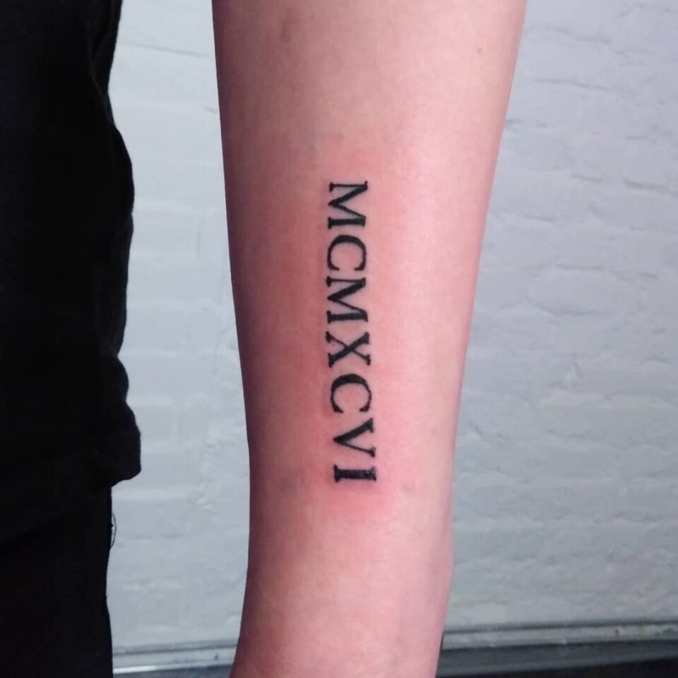 The Timeless Appeal of Numeral Tattoos. - Weekly Tattoo