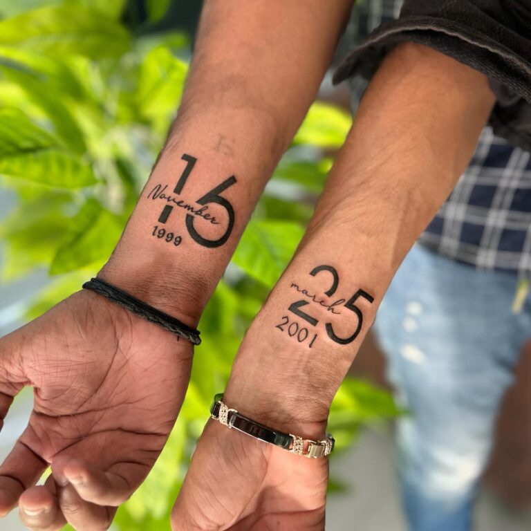 Date Tattoos: Marking Life’s Most Meaningful Moments - Weekly Tattoo