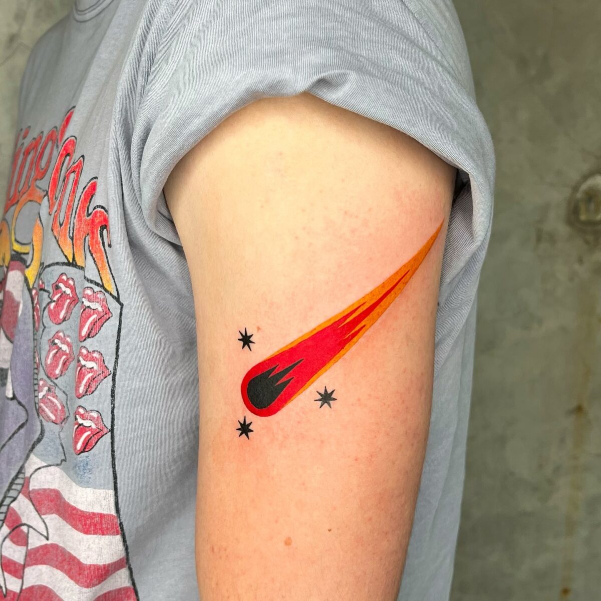 Comet Tattoos: Symbols of Power, Change, and Cosmic Wonder - Weekly Tattoo