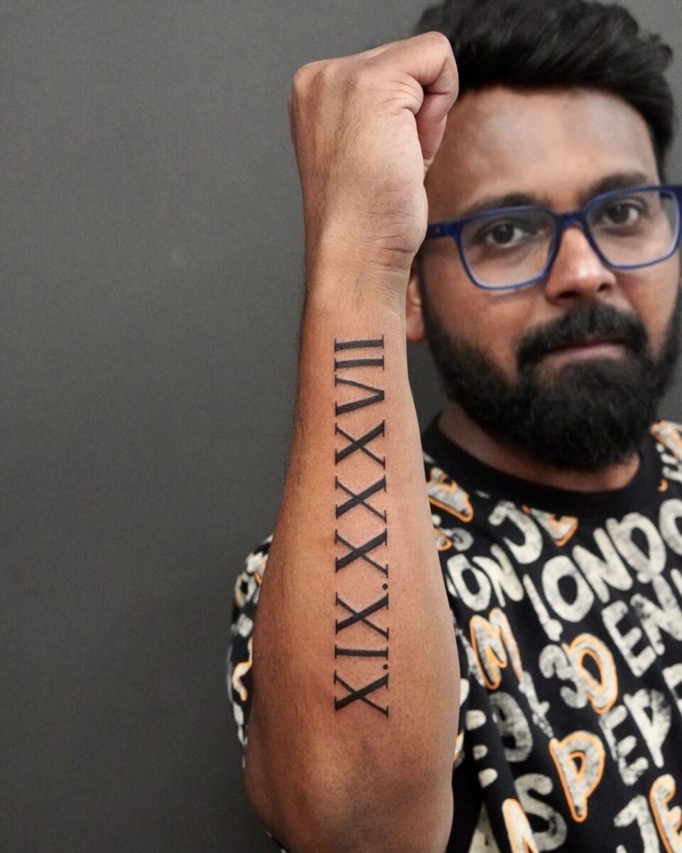 Roman Numeral Tattoos: Timeless Markers of Life’s Milestones - Weekly ...