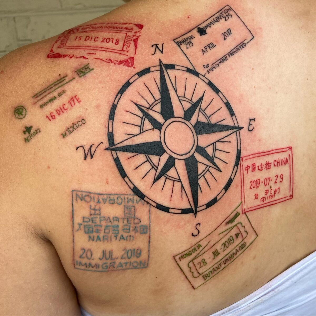 Passport Tattoos: Symbols of Travel, Identity, and Life’s Journey ...