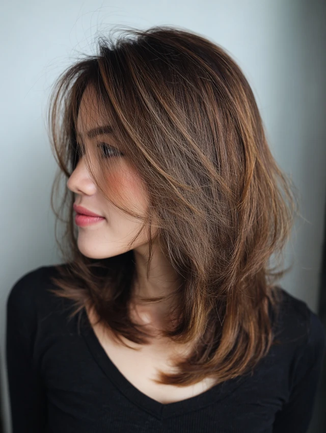 Medium Hairstyles for Fat Faces: Flattering, Soft & Face-Enhancing ...