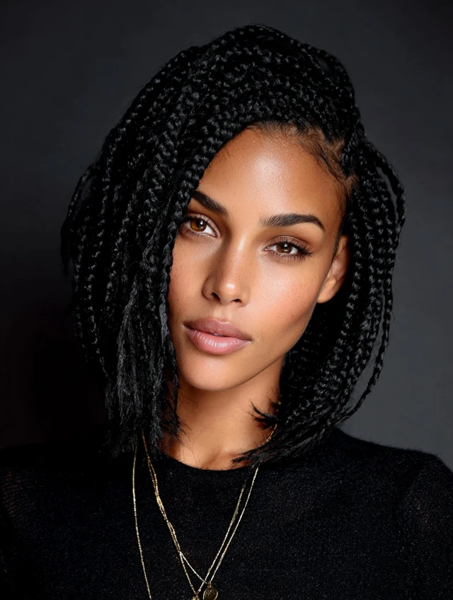 Sleek and Stylish: Short Box Braids Hairstyles - Weekly Tattoo